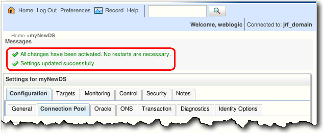 Oracle WebLogic Server 12c: Configuring a JDBC Data Source